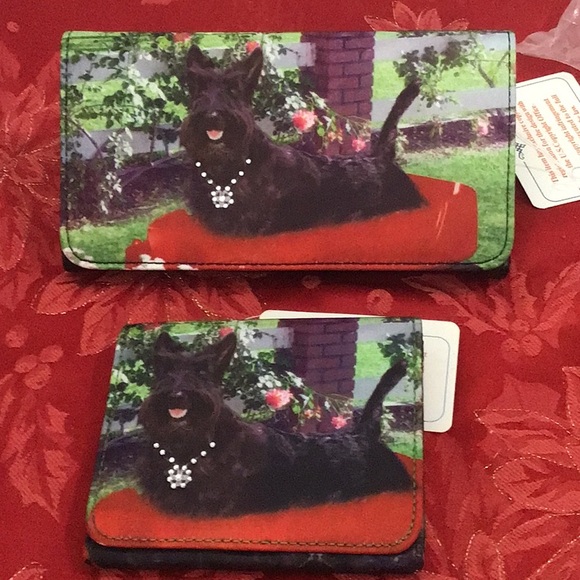 Blossom Company | Accessories | Scotty Dog Lovers 2 Matching Trifold ...